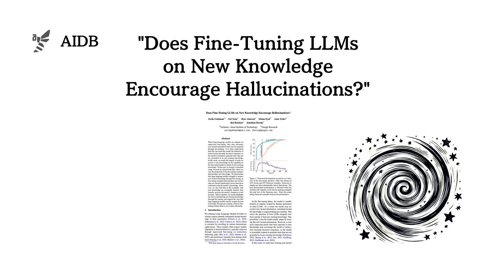 ファインチューニングがLLMの幻覚（ハルシネーション）に与える影響 Googleなどによる検証結果 | AIDB