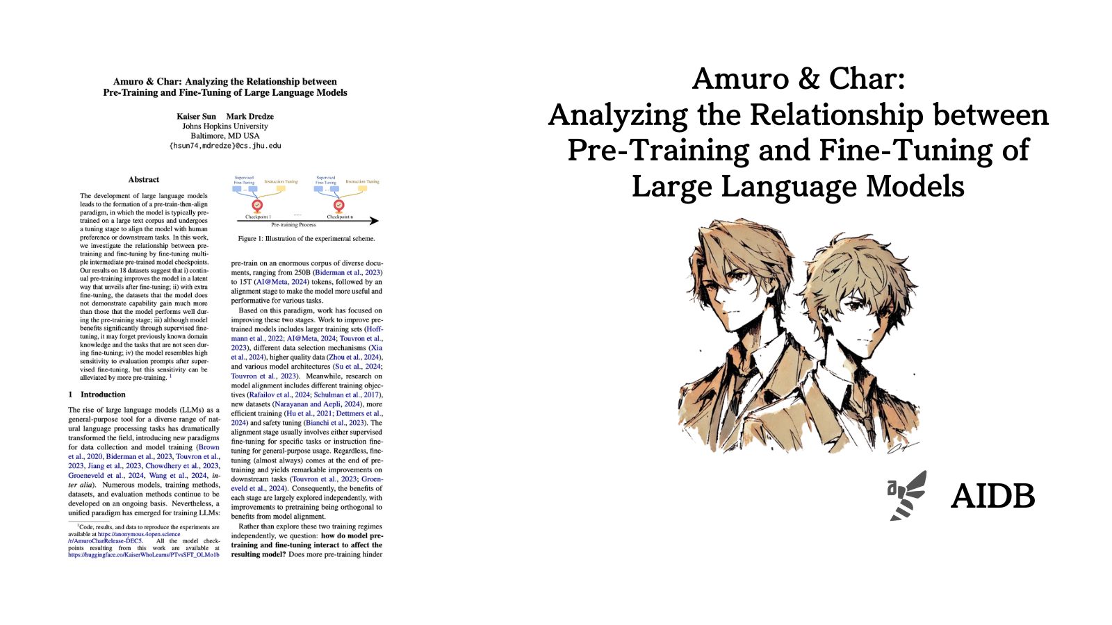 LLMの事前学習とファインチューニングの関係についての新視点 まるで「アムロ」と「シャア」？ | AIDB