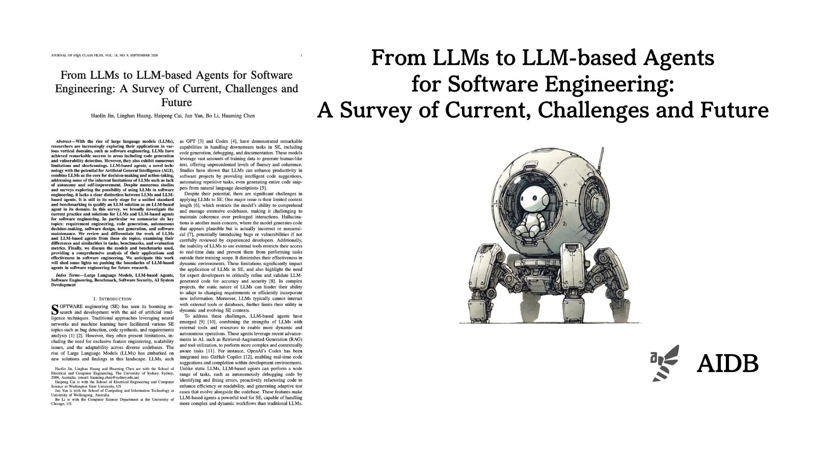 LLMから「LLMエージェント」へ ソフトウェアエンジニアリングにおける今後の展開 | AIDB