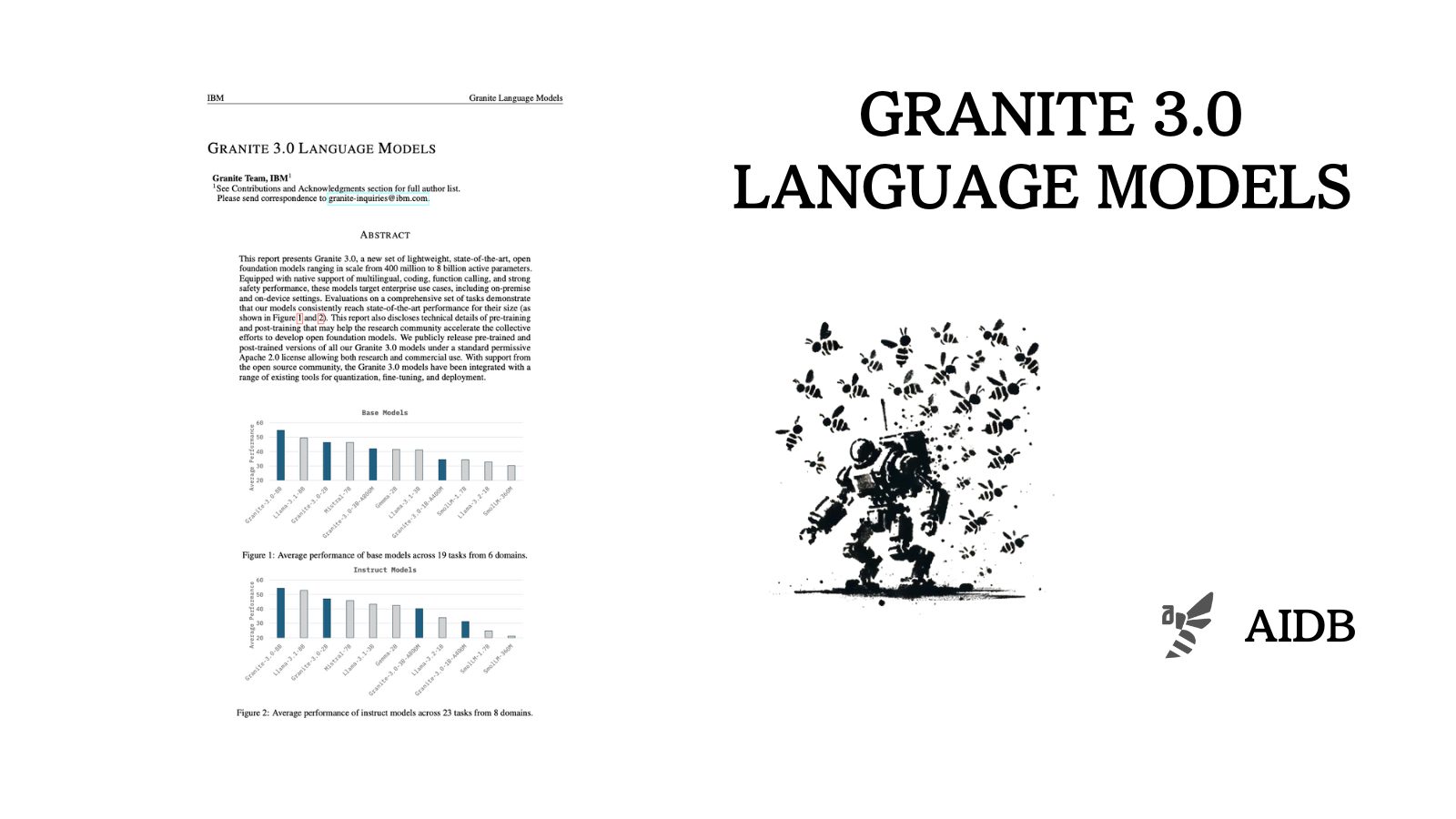 IBMから日本語対応の商用可能オープンソースLLM「GRANITE 3.0」公開 8Bから | AIDB